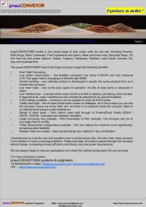 Bulk solid transfer system - Pneuconveyor systems & Engineers